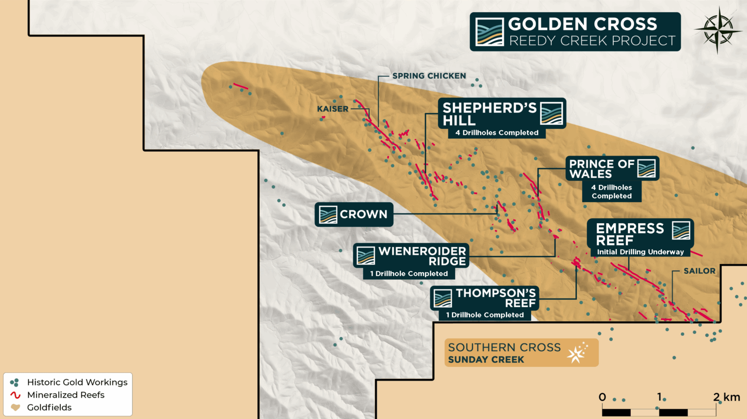 Golden Cross Confirms Orogenic Gold Mineralization from Initial Assay ...